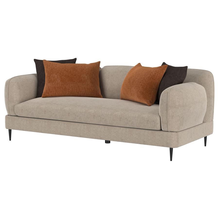 Jade - Chenille Upholstered Modern Track Arm Sofa – AMERICAN FURNITURE ...