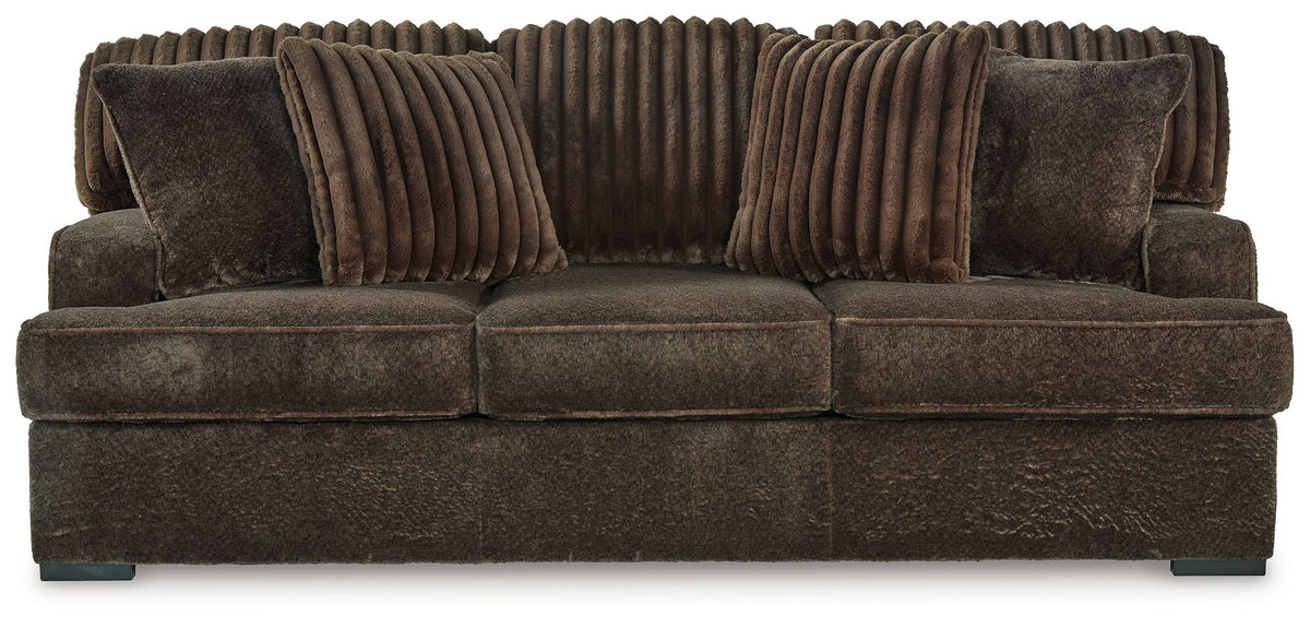 Aylesworth - Chocolate - Sofa – AMERICAN FURNITURE GALLERIES