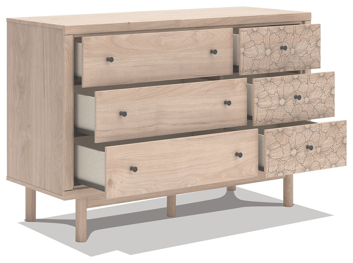 Arloster - Six Drawer Dresser – AMERICAN FURNITURE GALLERIES