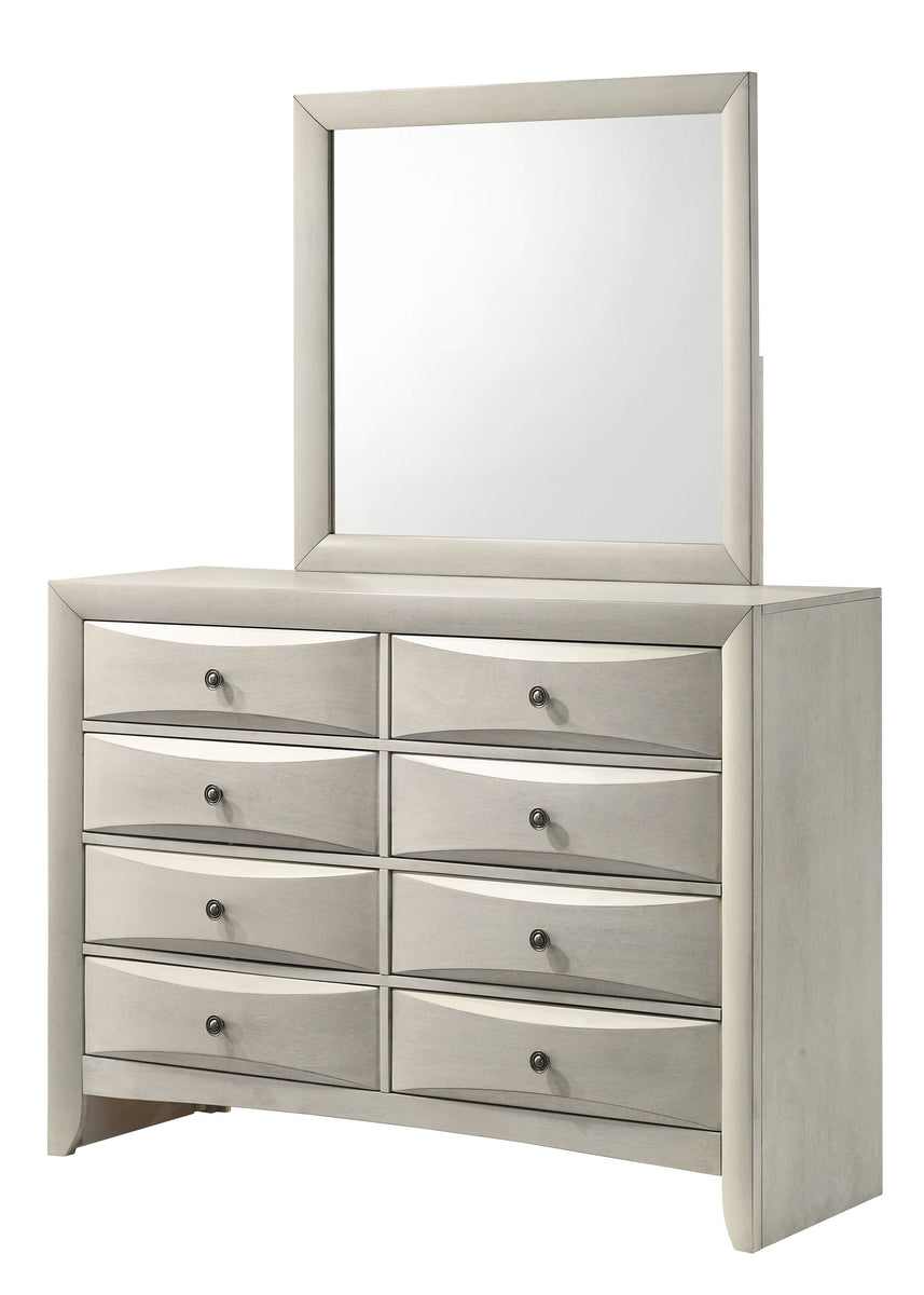 Emily - Dresser 8 Drawers - White – AMERICAN FURNITURE GALLERIES