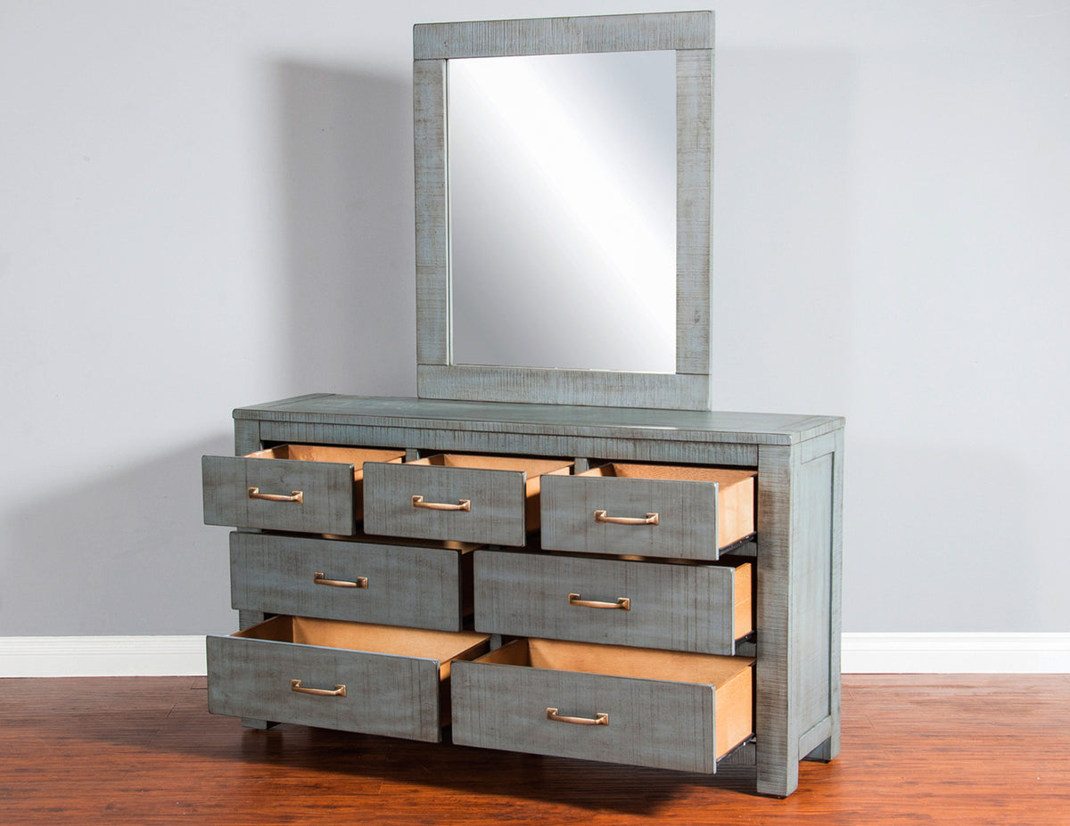 Ranch House - Dresser - Light Blue – AMERICAN FURNITURE GALLERIES
